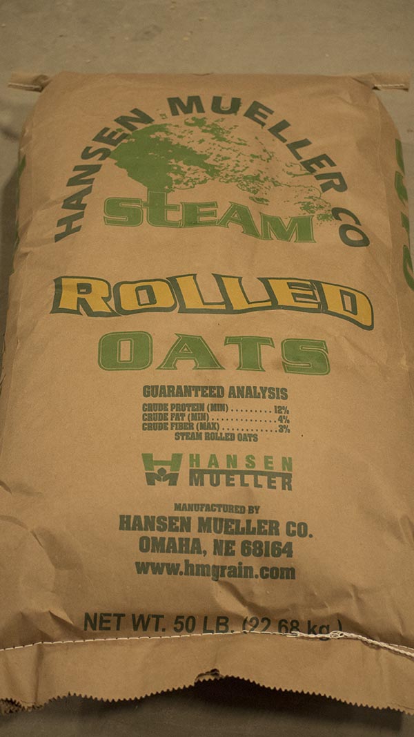 Steam Rolled Oats - Lehman Feed Mill
